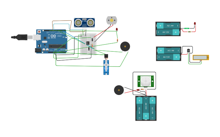 Circuit Design Copy Of Robotics Project Tinkercad