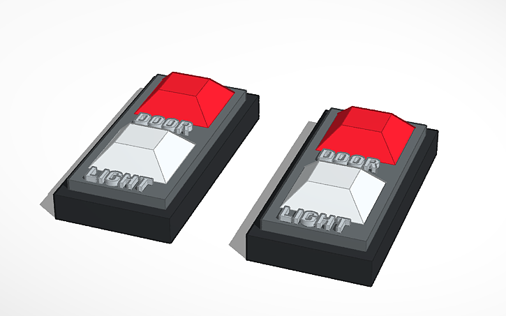 3D design Fnaf Door Buttons - Tinkercad