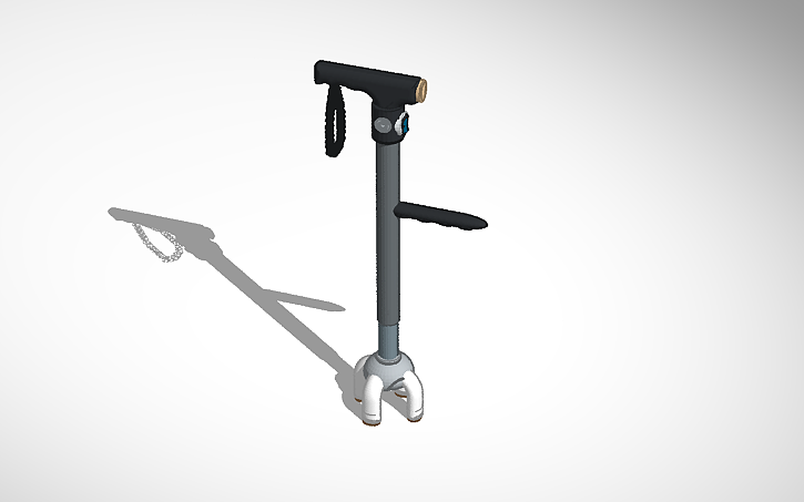 3D design Smart Cane 2.0 - Tinkercad