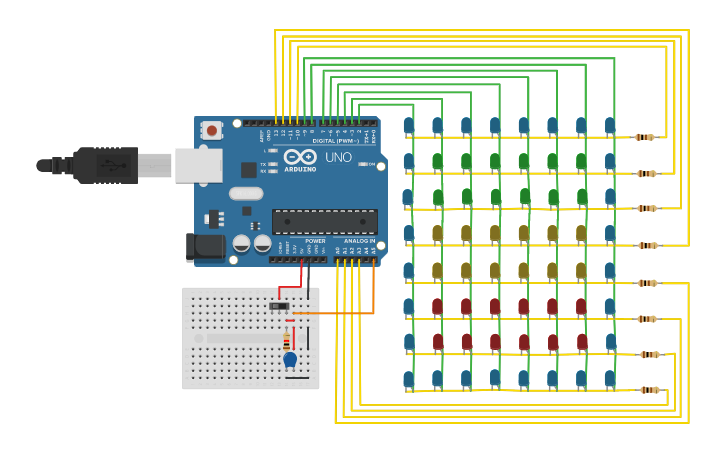 Circuit design tarea 4 - Tinkercad
