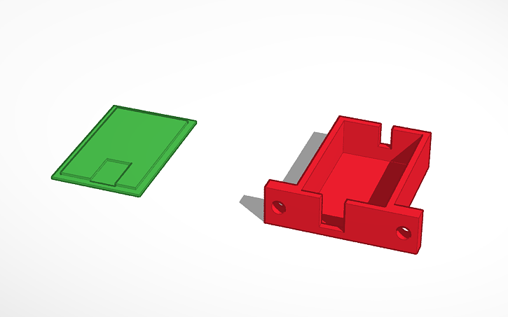 3D design electrical box led controler | Tinkercad