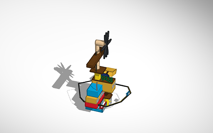 3D design Hello Neighbor Act 3 House - Tinkercad