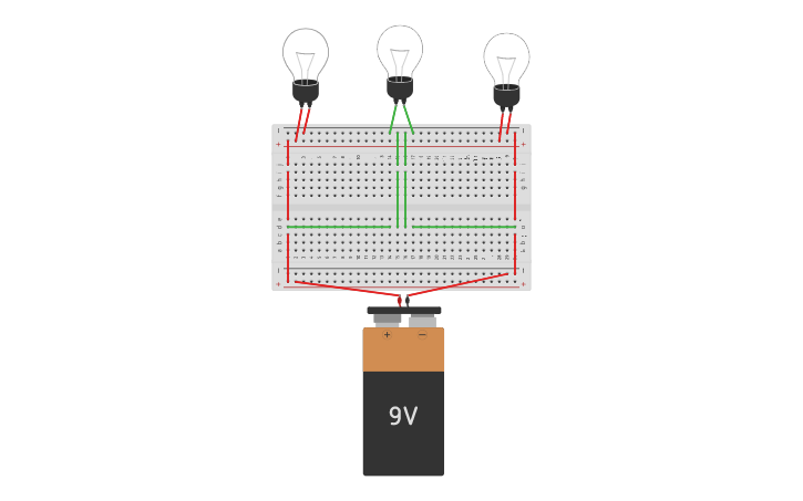Circuit design pt 3 parallel | Tinkercad