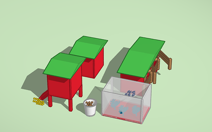 3D design Copy of Tinkercad Pet House Design Challenge - Tinkercad