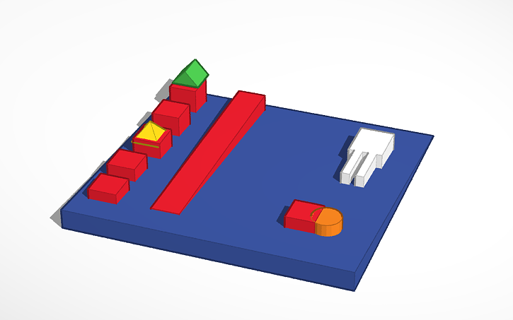 3D design slope houses | Tinkercad
