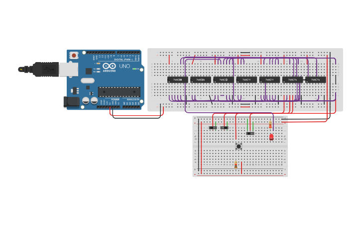 Circuit design 01101 - Tinkercad