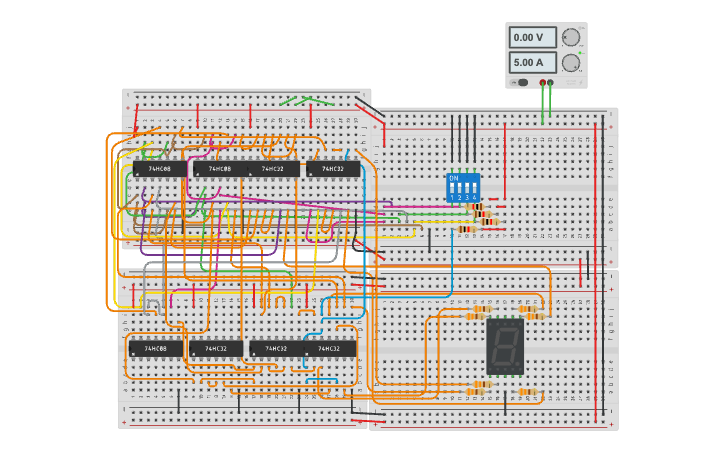 Circuit design Proyecto CLC | Tinkercad