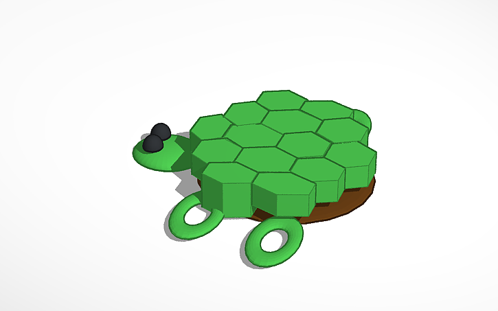 3D design TURTLE - Tinkercad