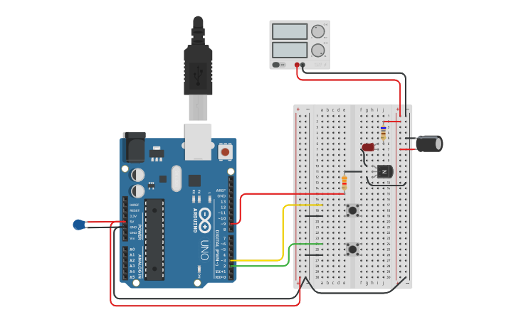 Circuit design E2.1 - Tinkercad
