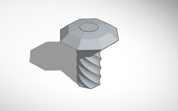 3D design Screw | Tinkercad