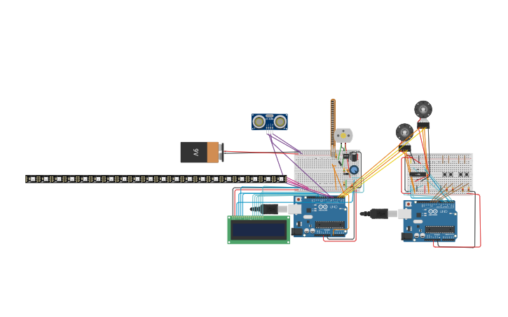 Circuit design Final Circuit | Tinkercad