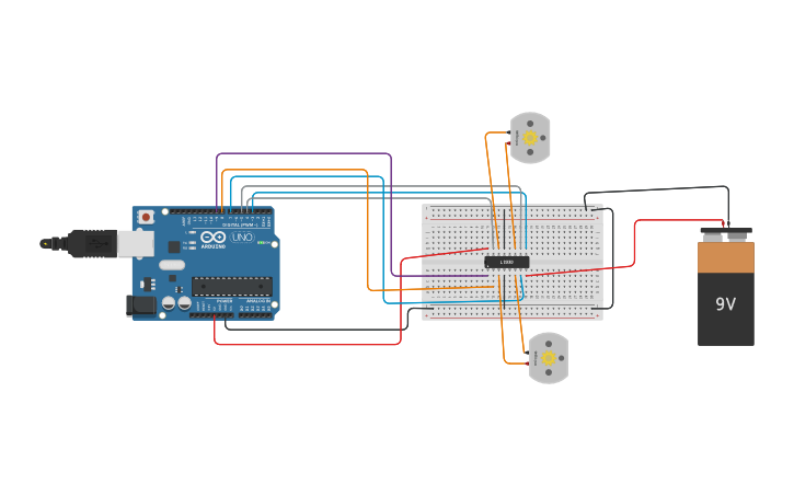 Motor Driver Module With Arduino Using Tinkercad Iot 47 Off