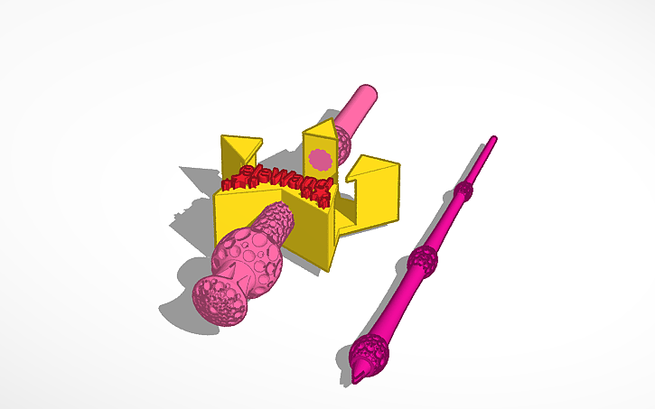 3D design micro:bit Interactive Magic Wand - Tinkercad