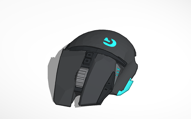3D design Logitech G502 mouse - Tinkercad