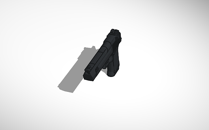 3D design Deagle (Desert Eagle) - Tinkercad