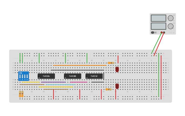 Circuit design Practica 1 - Tinkercad