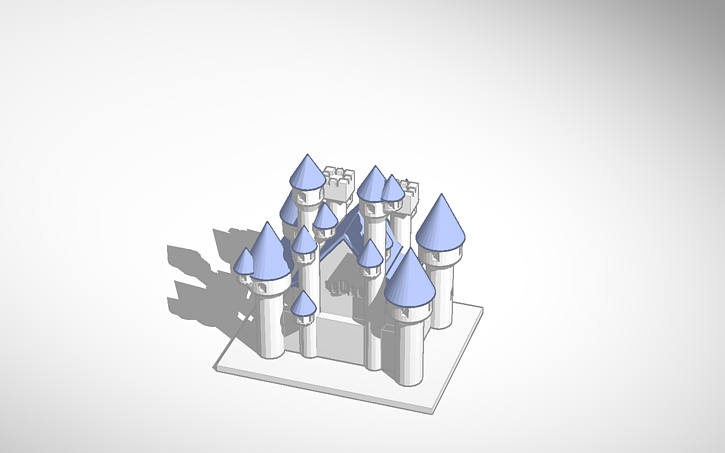 3D design Castle - Tinkercad