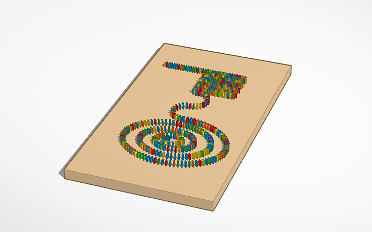 3D design [slim lab] mega domino - Tinkercad