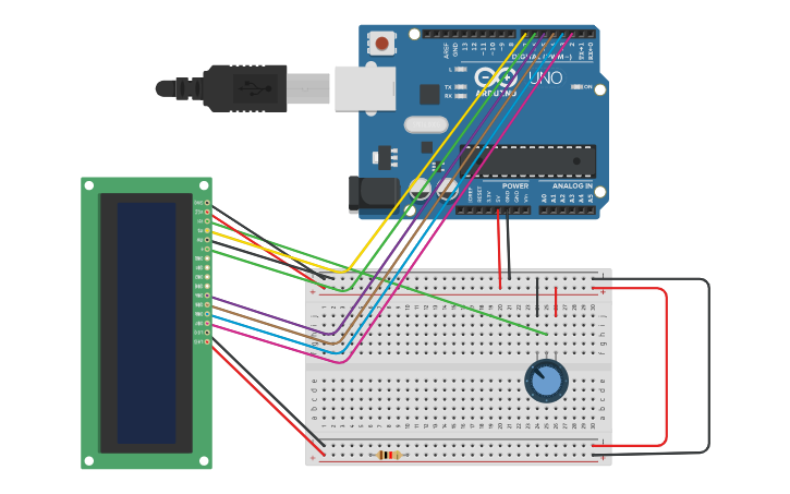 Circuit design Nabih Nahum 1°B Tecnologia Display | Tinkercad