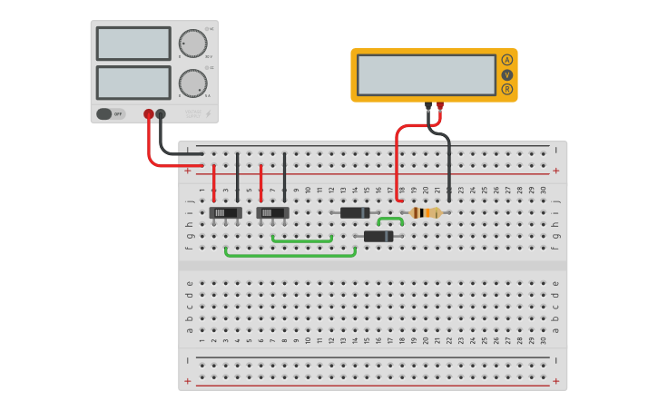 Circuit design LABORATÓRIO Nº09/Rel.7 - Exercício 3 | Tinkercad