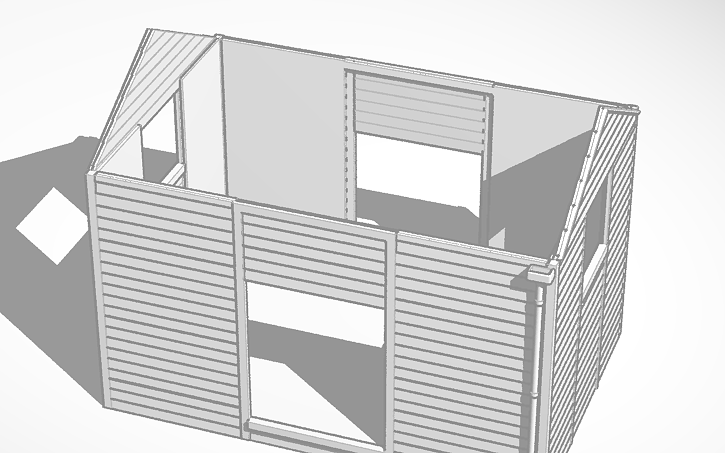 3D design Goods Shed - Tinkercad