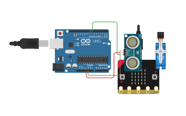 Circuit Design Arduino Uno Tinkercad