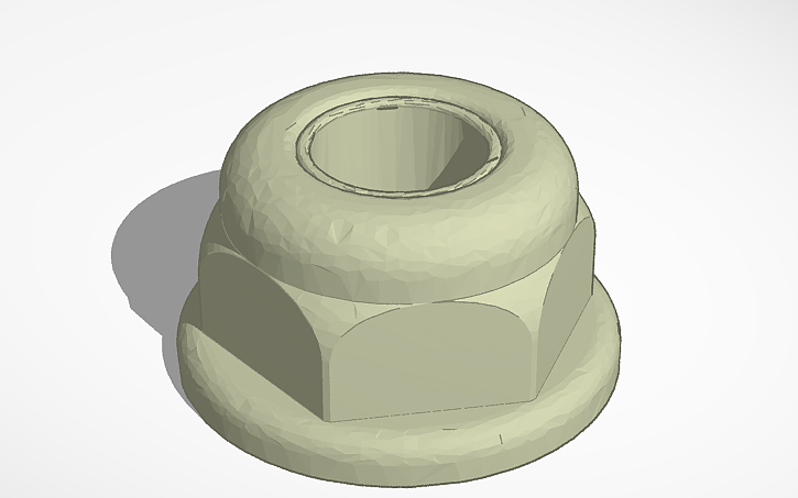 3D design nut - Tinkercad