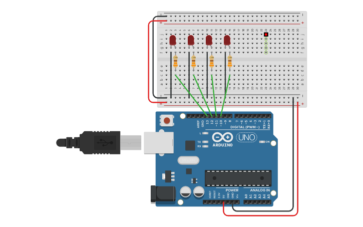 Circuit Design Arduino Basic Lesson 1 Tinkercad