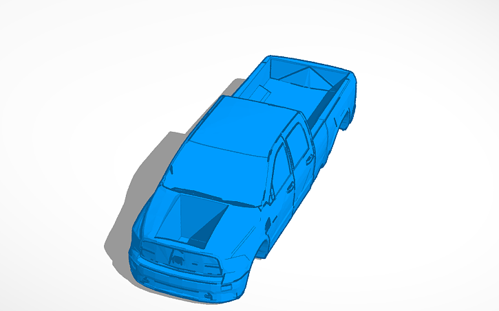 3D design RAM 3500 - Tinkercad