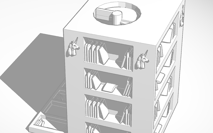 3D design Krik's Bookcase | Tinkercad