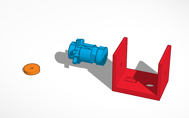 3D design brushless optical motor - Tinkercad
