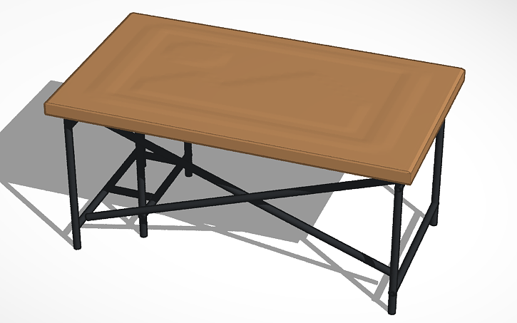 3D design Desk design | Tinkercad