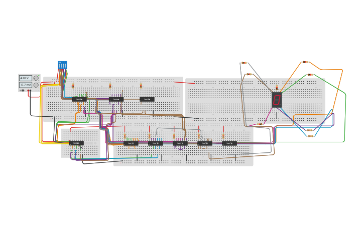 Circuit Design Bcd To 7 Segment Display Tinkercad