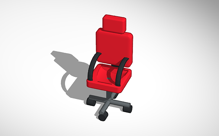 3D design Gaming Chair - Tinkercad