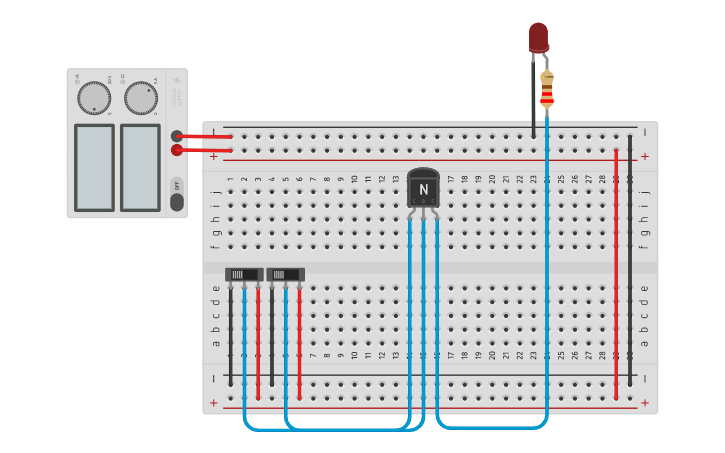 Circuit design Tri-State buffer - Tinkercad