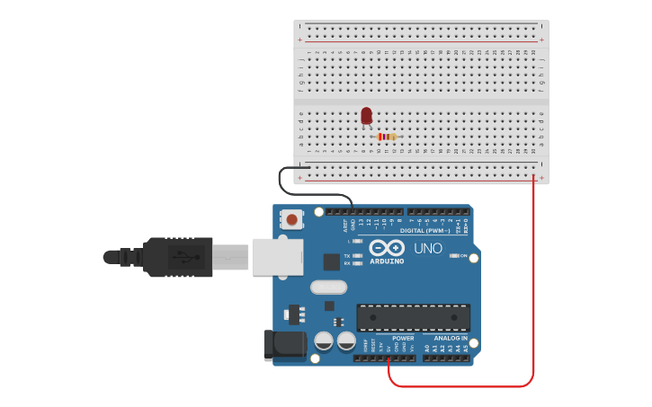 Circuit design programacion uso de string - Tinkercad