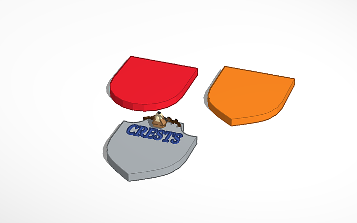 3D design Intro IST Crest | Tinkercad