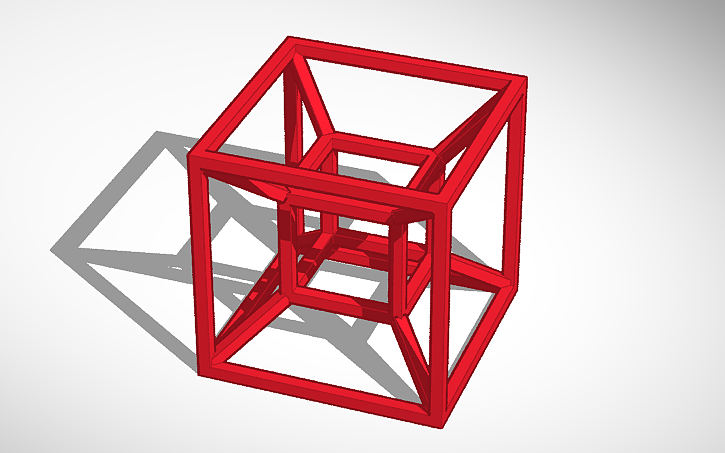 3D design Tesseract - Tinkercad