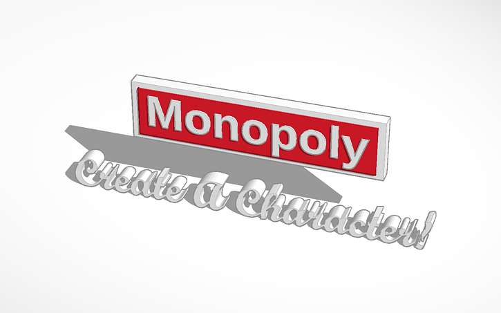 3D design Monopoly Create A Character Contest! (Info In Comments ...