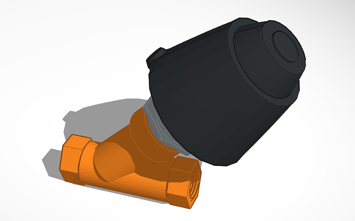 3D design Pneumatic Valve - Tinkercad