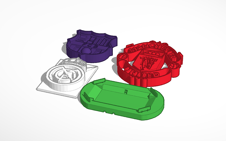 3D design Real Madrid - Tinkercad