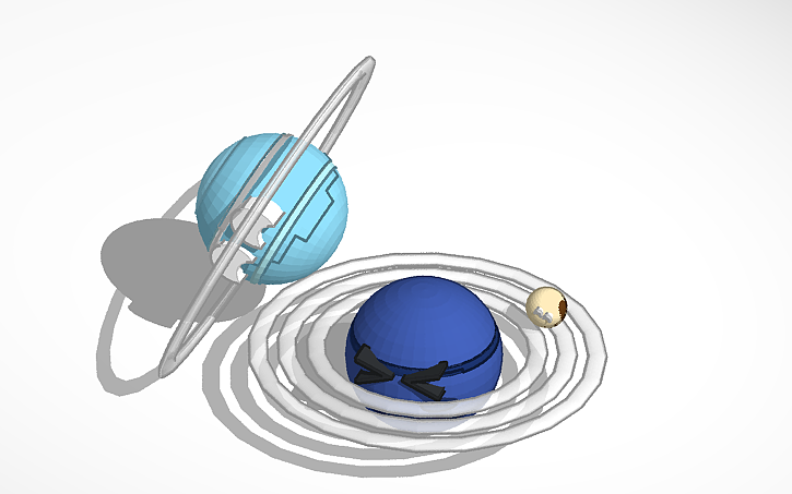 3D design Neptune's Neighbors | Tinkercad
