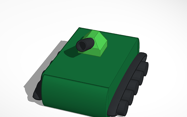 3D design tank | Tinkercad