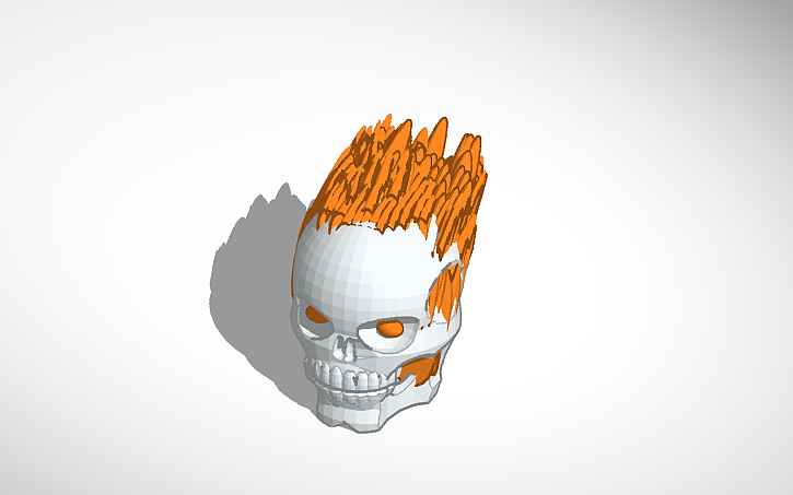 3D design Ghost Rider - Tinkercad