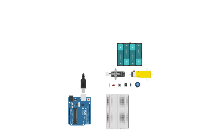 Circuit Design Template Arduino Level 2 Speed And Position Using Motors Tinkercad