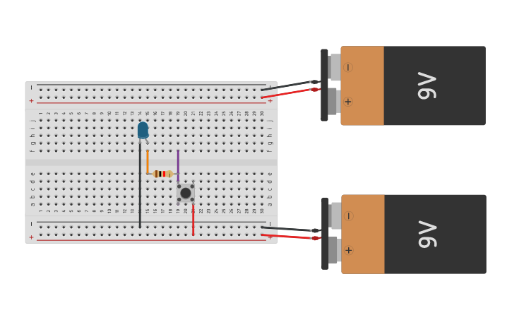 Circuit Design Acionamento De Led 2 Tinkercad