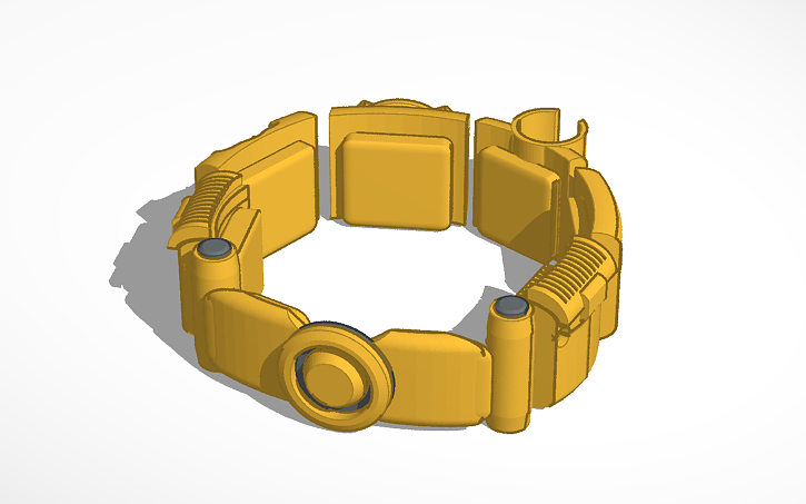 3D design Robin utility belt V2 - Tinkercad