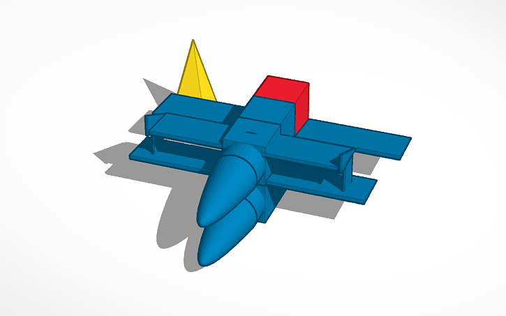 3D design lnichols Jet - Tinkercad