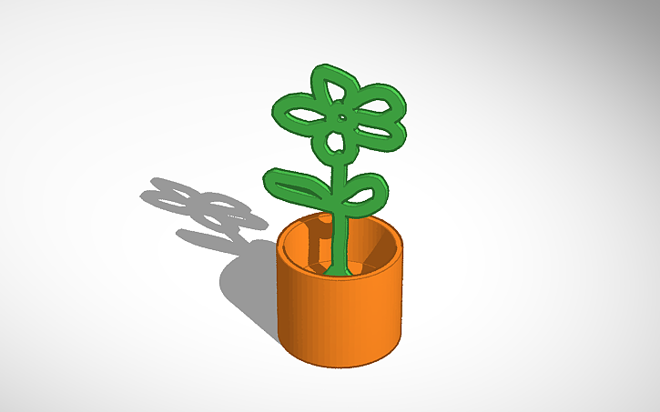 3D design ecsitemakers flowerpower flower pot | Tinkercad