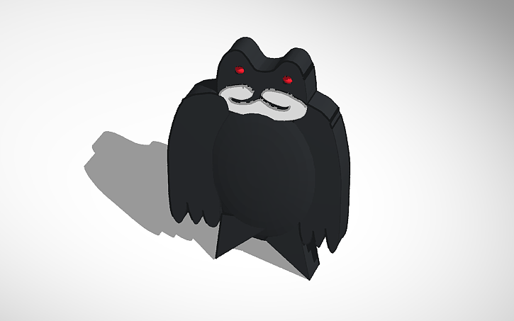 3D design Battle cats assassin bear - Tinkercad